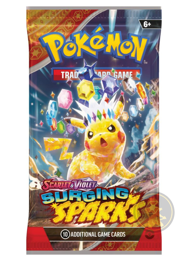 TCG POKEMON BLISTER SURGING SPARKS – EN INGLES - Septimo Portal